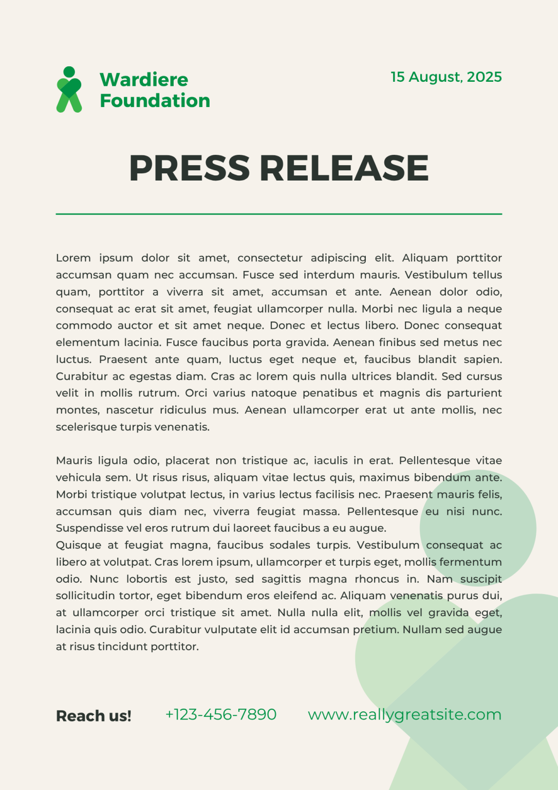 Exemple de communiqué de presse : nos conseils pour 2025